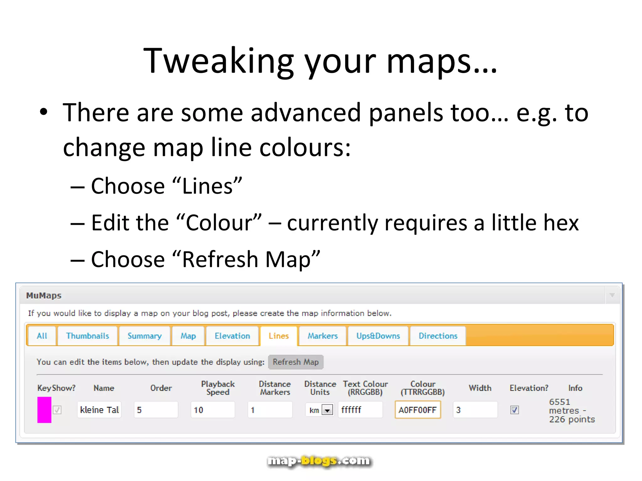 How To use Map Blogs | PPT