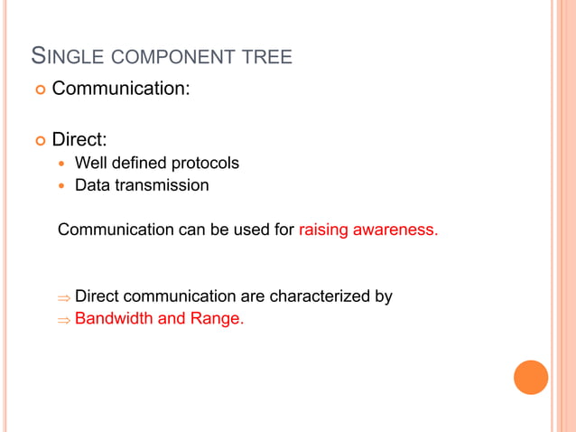 Conceptual Map And Classification In Ensembles Of Autonomic Components