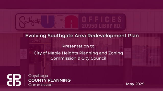 Evolving Southgate Area Redevelopment Plan | PPT
