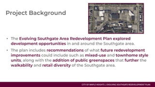 Evolving Southgate Area Redevelopment Plan | PDF