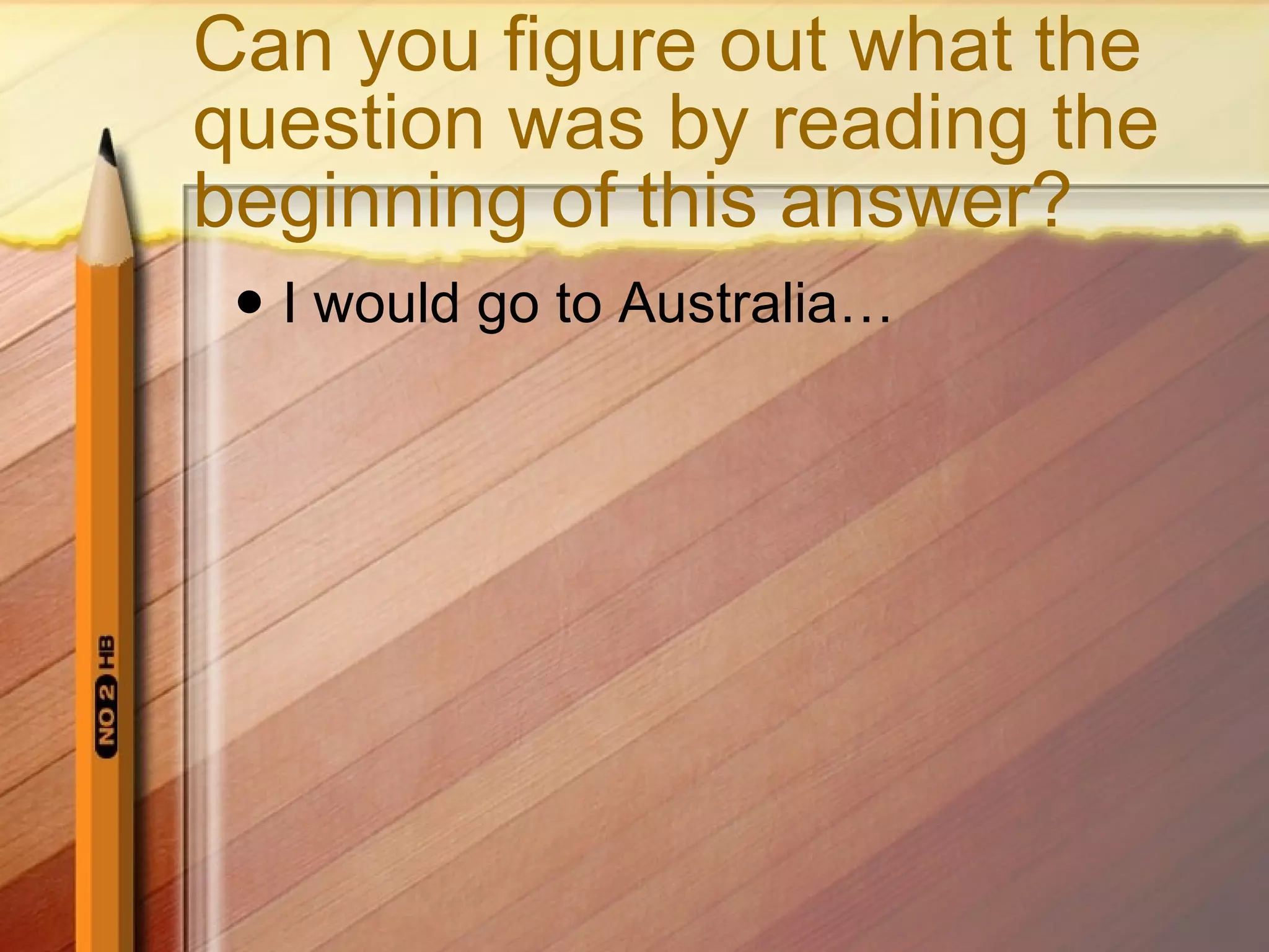 Map Question Writing | PPT