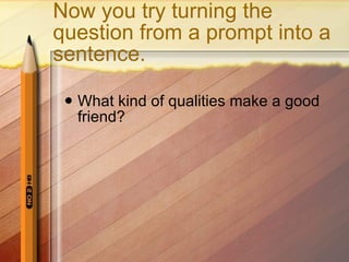 Map Question Writing | PPT