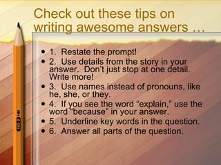 Map Question Writing | PPT