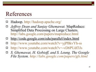 Hadoop Map Reduce | PPT