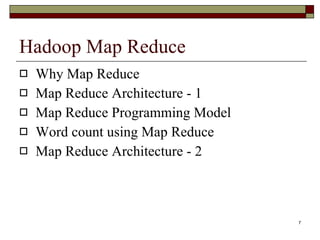 Hadoop Map Reduce | PPT