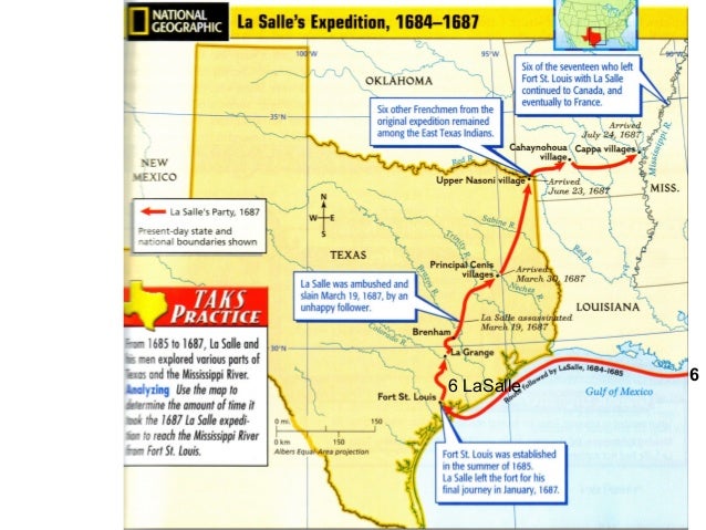Animated Map: Spanish & French Exploration of Texas