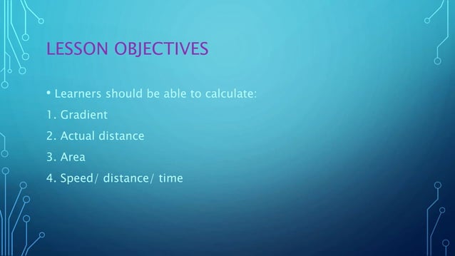 Map work calculations | PPTX
