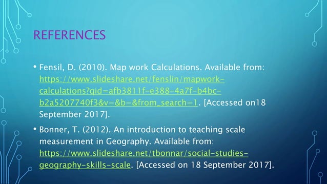 Map work calculations | PPTX