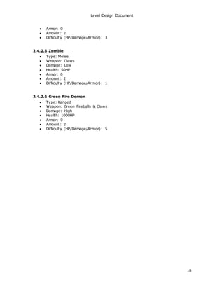 Sewers Map Level Design Document | DOCX