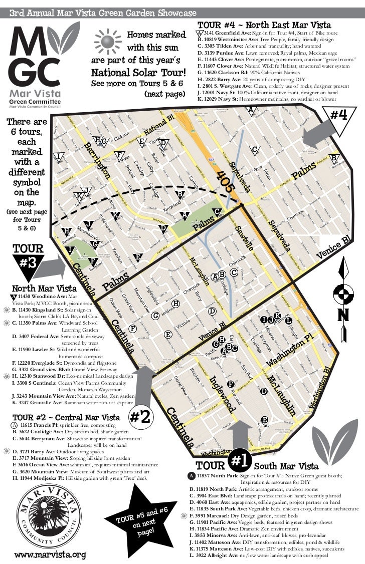 Map 1-4 Mar Vista Green Garden Showcase
