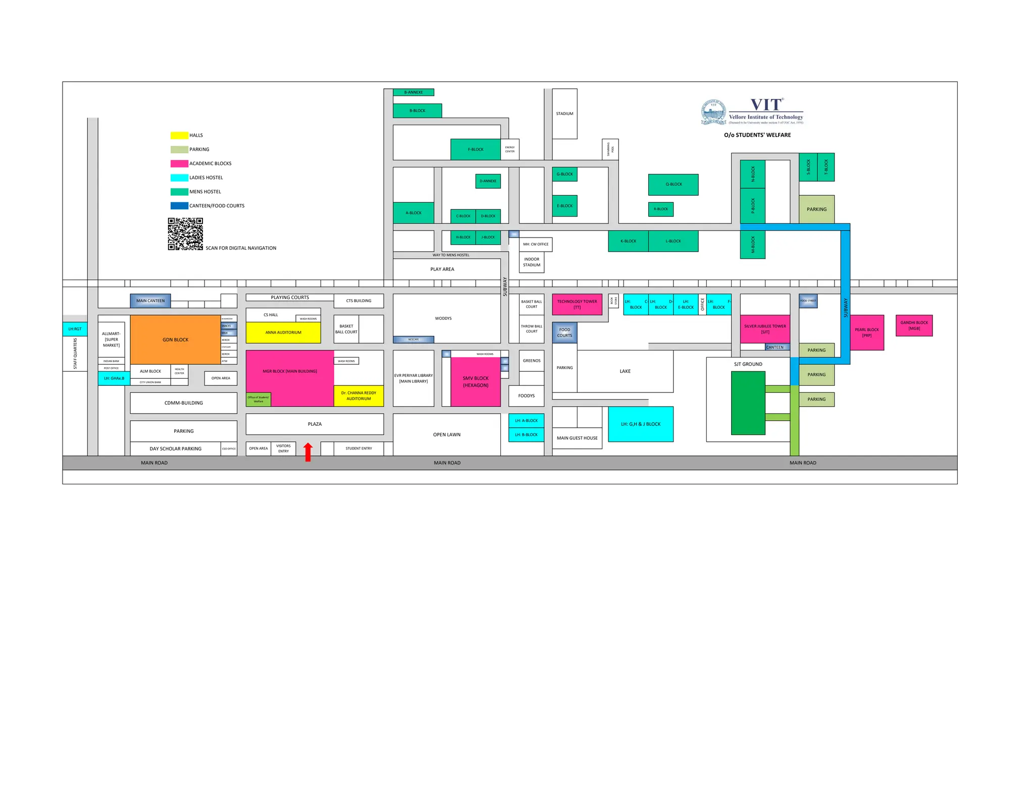 Map 2024_A vit vellore in vellore katpadi | PDF