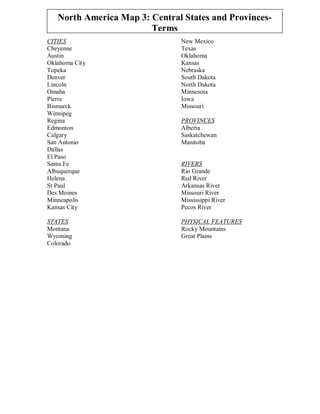 Map 3 terms and map | PDF