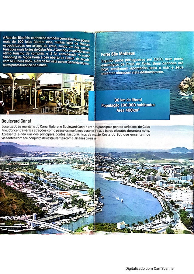 Mapa Turístico de Cabo Frio - 2013 | PDF