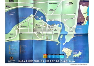 Mapa Turístico de Cabo Frio - 2013 | PDF