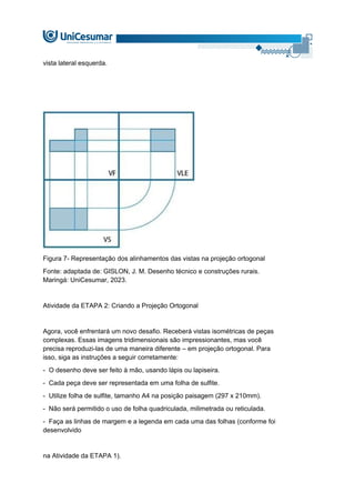ETAPA 1: Iniciando no Desenho Técnico O desenho técnico serve como uma ...