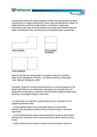 ETAPA 1: Iniciando no Desenho Técnico O desenho técnico serve como uma ...