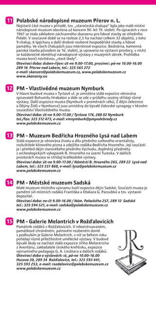 Mapa neznámějších míst Polabí | PDF