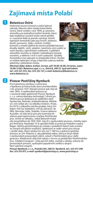 Mapa neznámějších míst Polabí | PDF