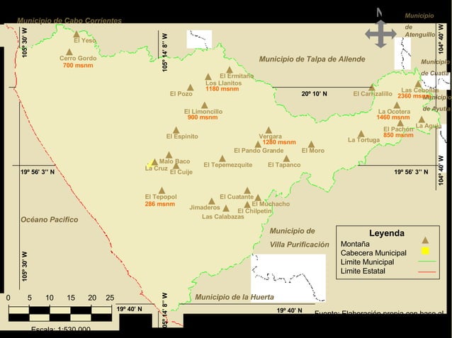 Mapa OrográFico Y Climatico TomatláN | PPT