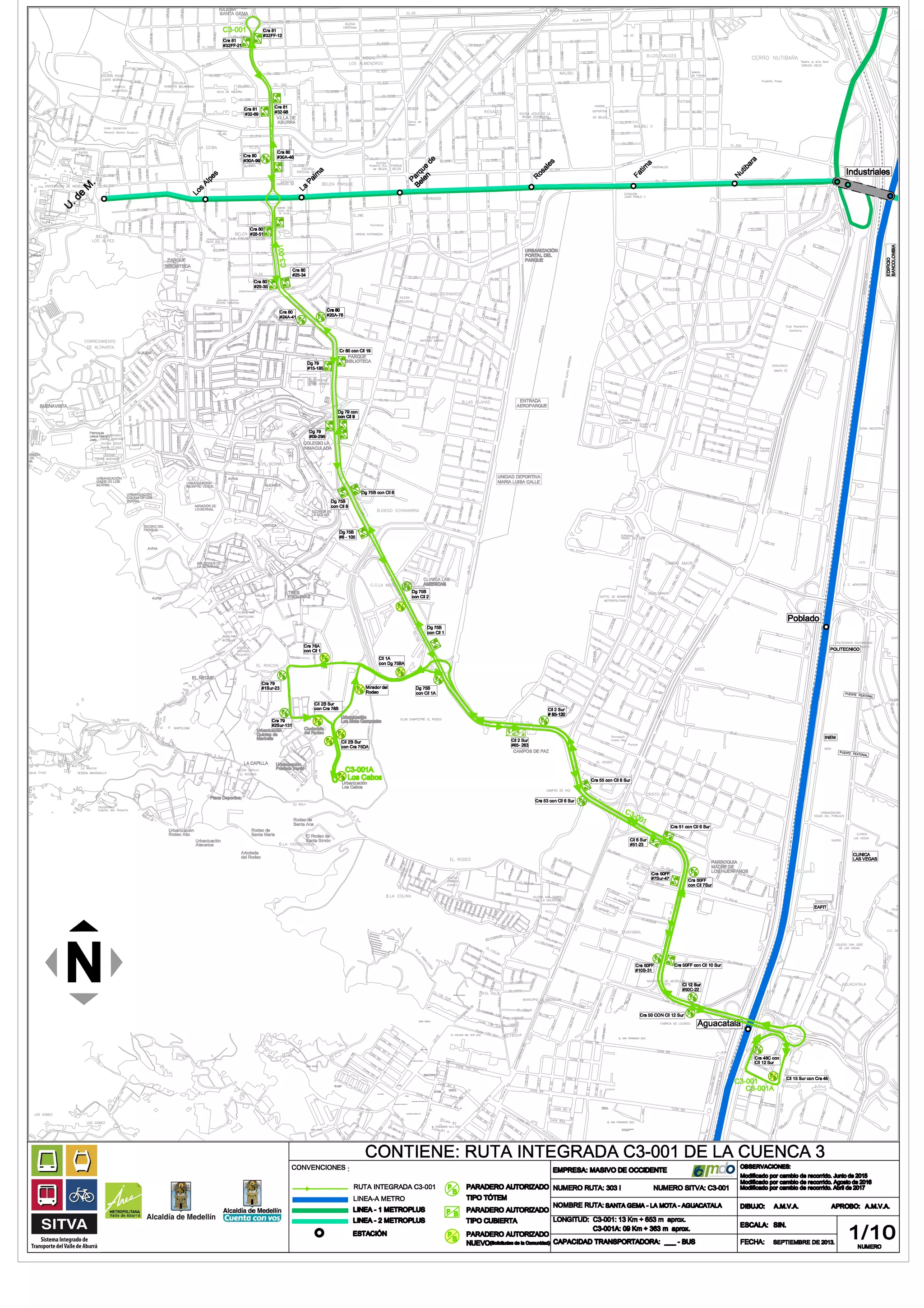 Mapa ruta-c3-001 a-04-2017 | PDF