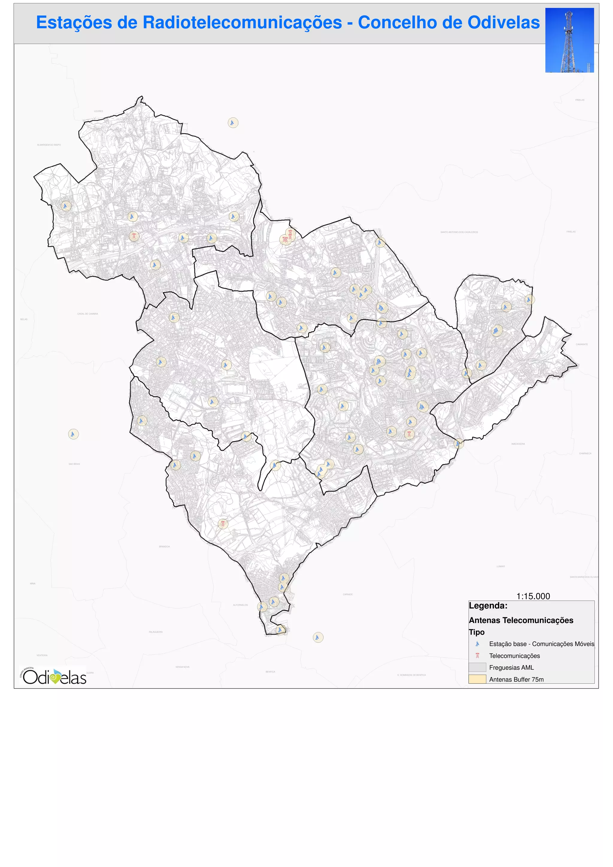 Mapa antenas concelho | PDF
