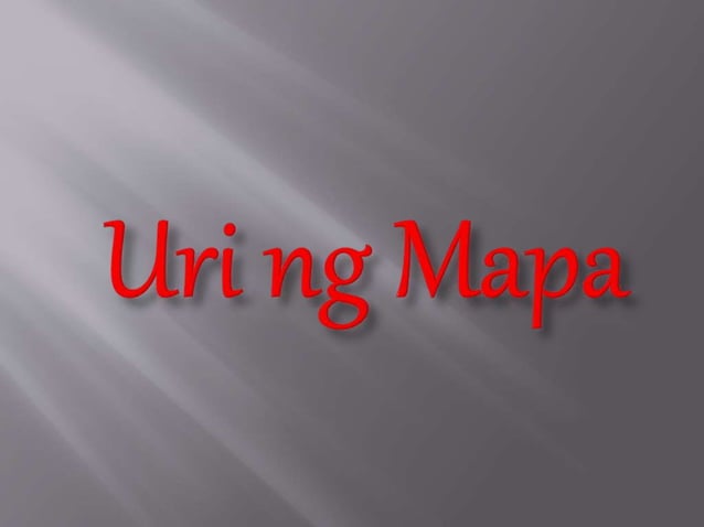 Ang Mapa at ang mga Direksyon | PPTX