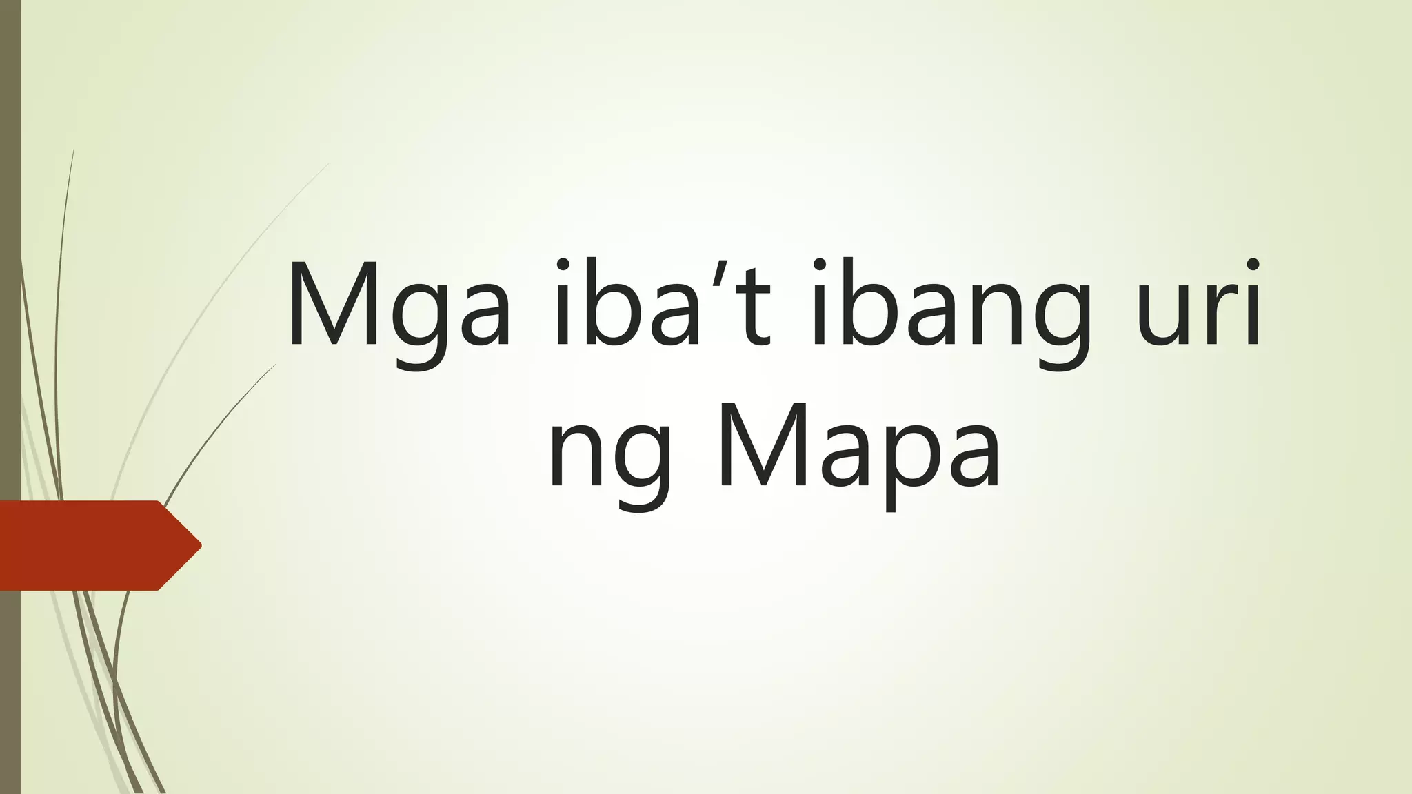 Mapa at direksiyon | PPTX