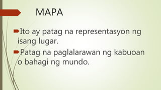 Mapa at direksiyon | PPTX