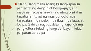 Mapa at direksiyon | PPTX