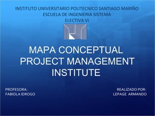 Mapa Conceptual del PMI | PPT