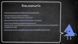 Mapa conceptual sobre el descuento | PPTX