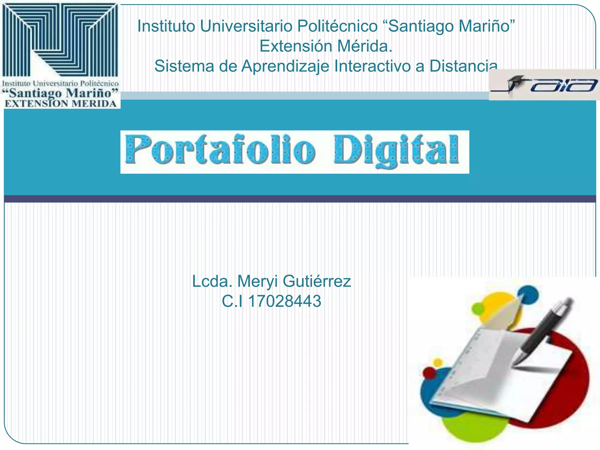 Mapa conceptual. portafolio digital | PPTX