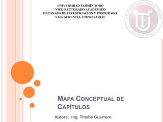 Mapa conceptual de capítulos | PPT
