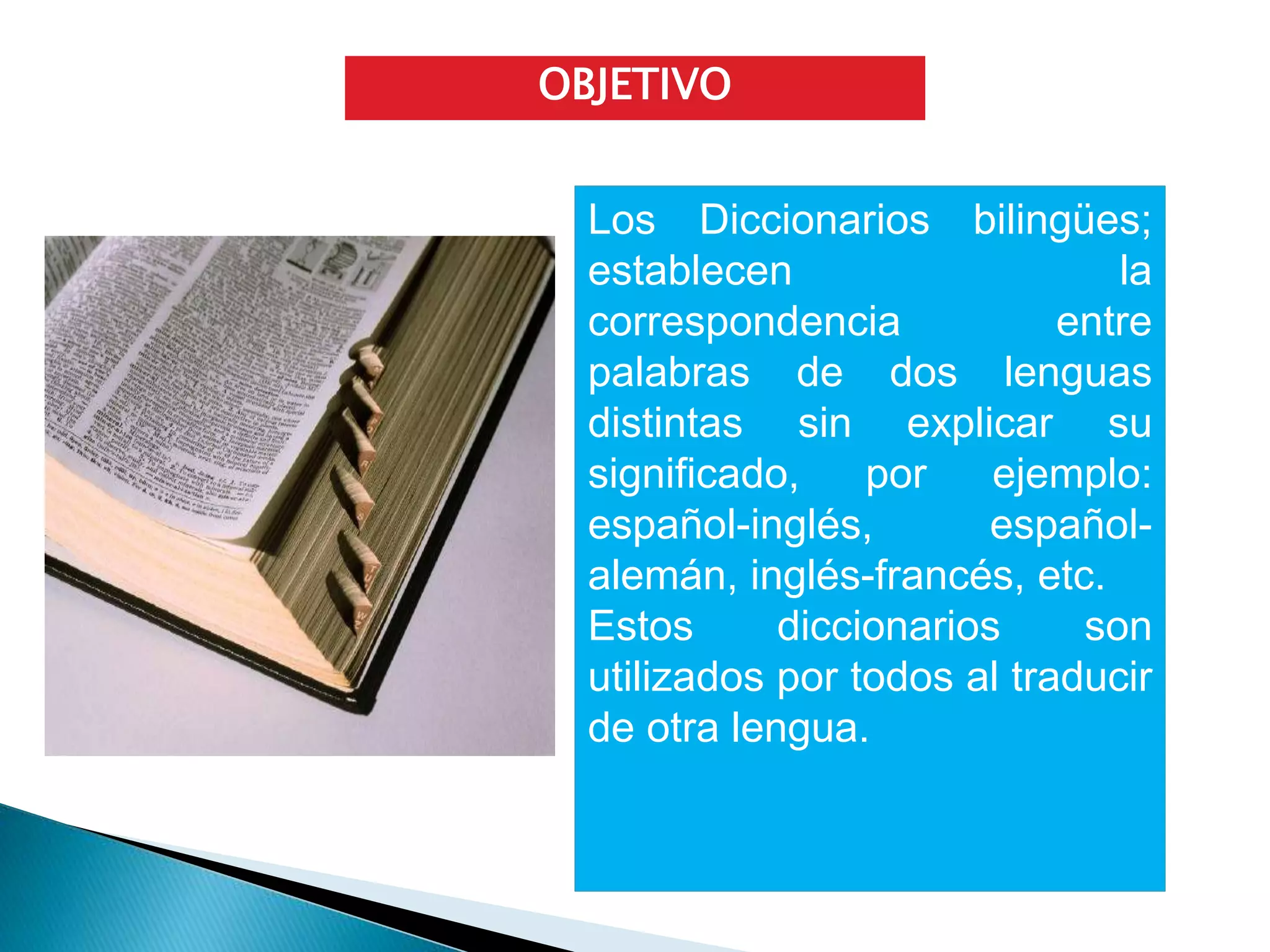 Mapa conceptual del diccionario bilingue | PPTX | Education
