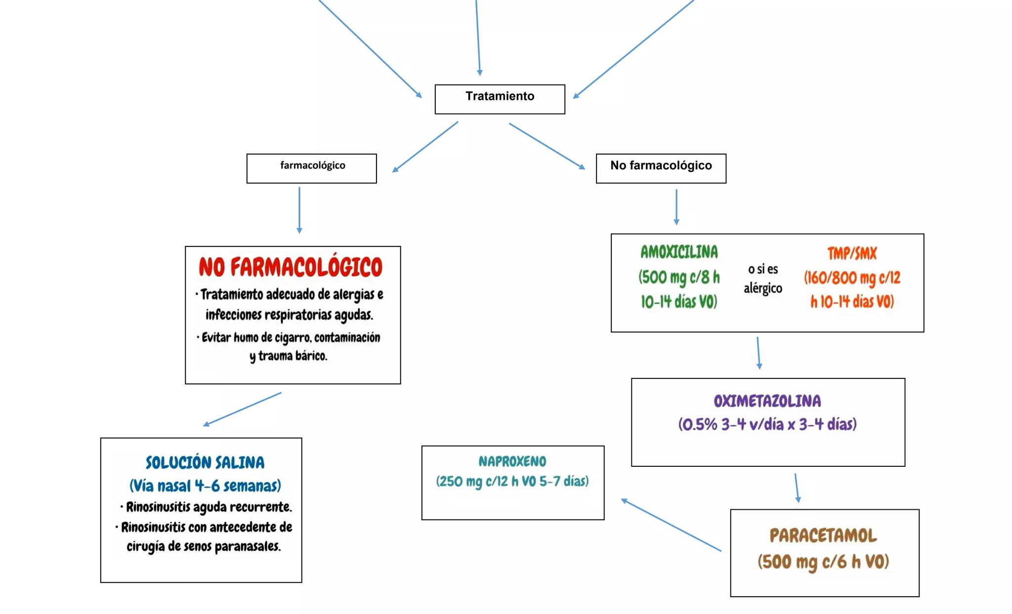 Mapa conceptual de rinosinusitis | PDF