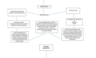 Mapa conceptual de rinosinusitis | PDF