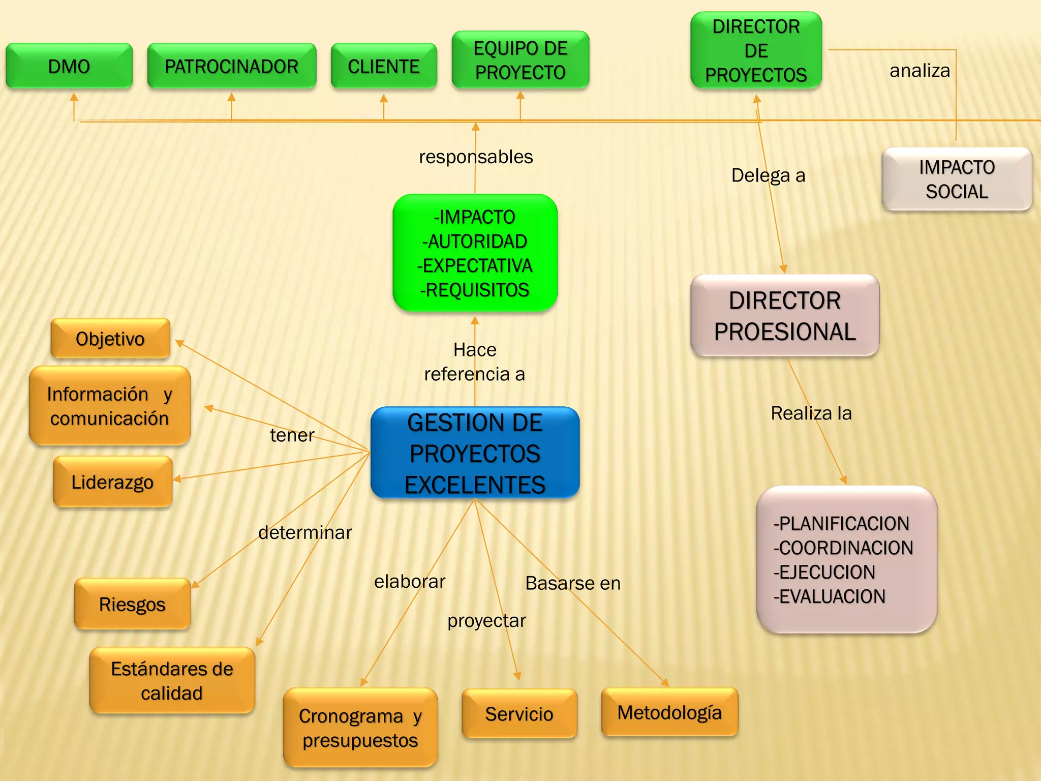 Mapa conceptual gerenecia de proyectos y ciclo de vida de proyectos | PDF