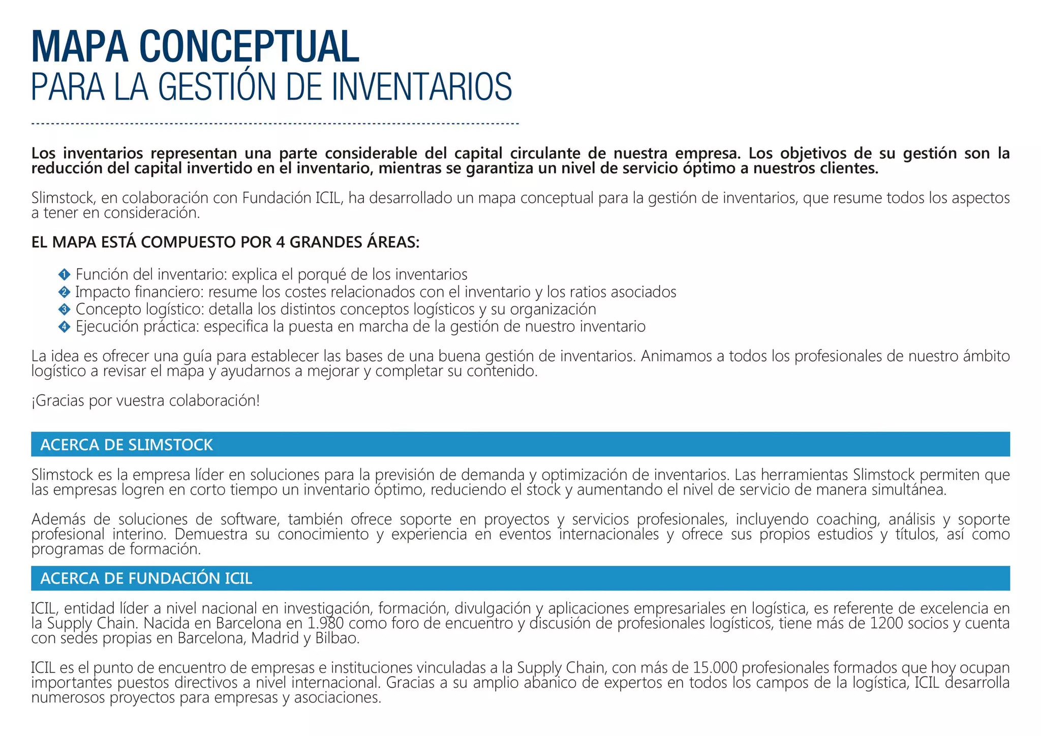 Mapa Conceptual para la Gestión de Inventarios (ES) | PDF