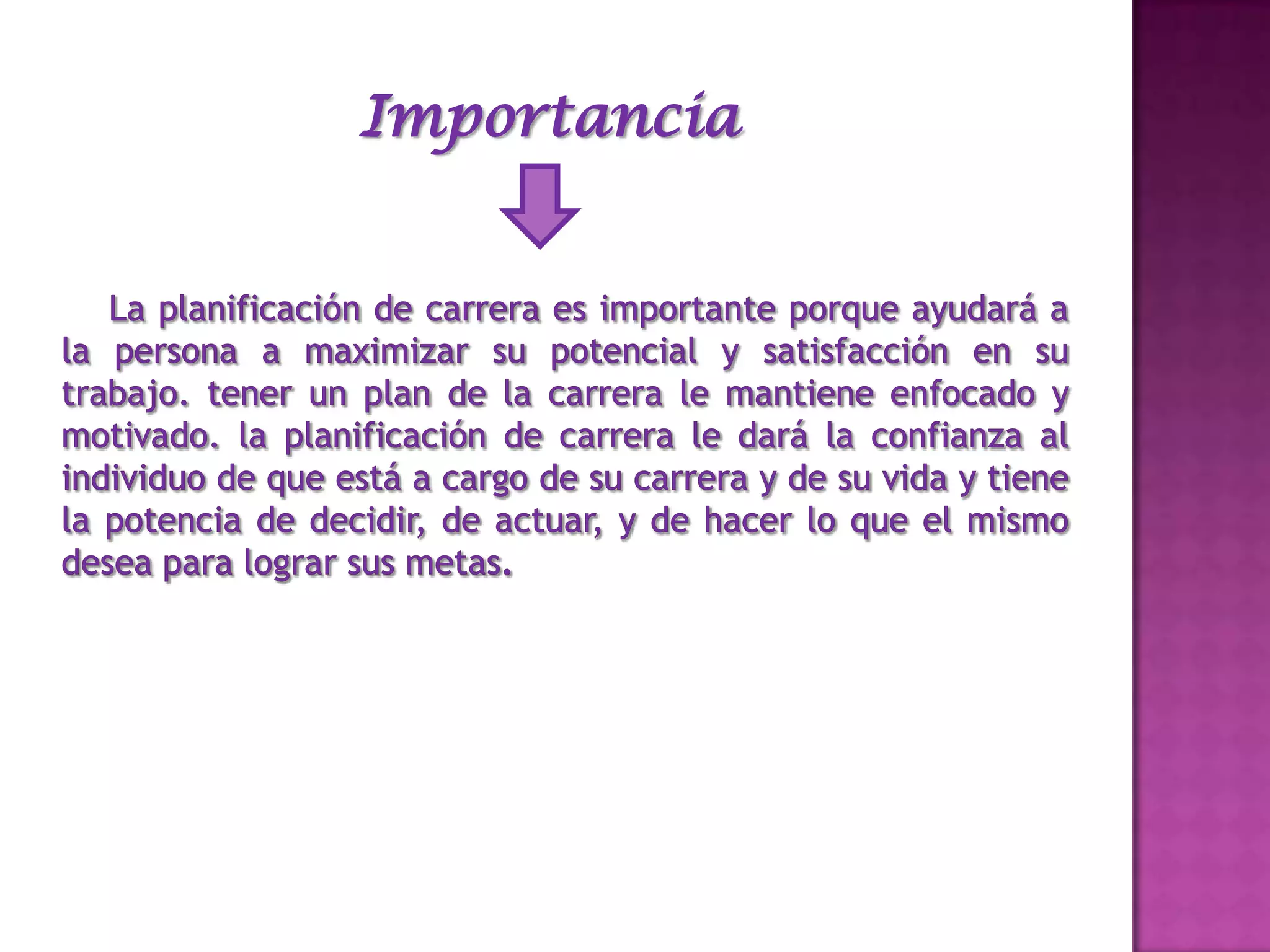 Mapa conceptual plan de carrera | PPTX