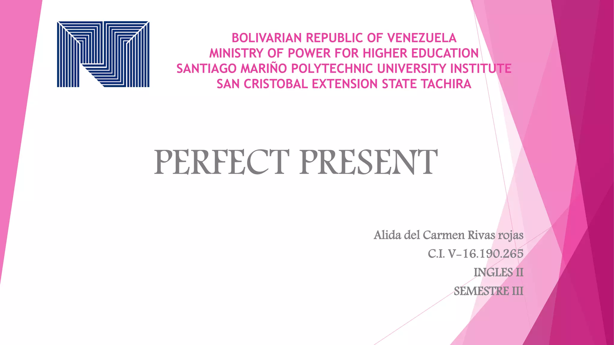 Mapa conceptual present perfect | PPT