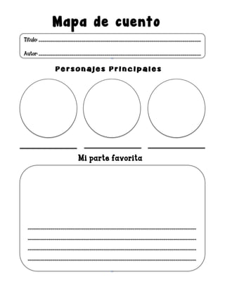 Mapa cuento preescolar | PDF