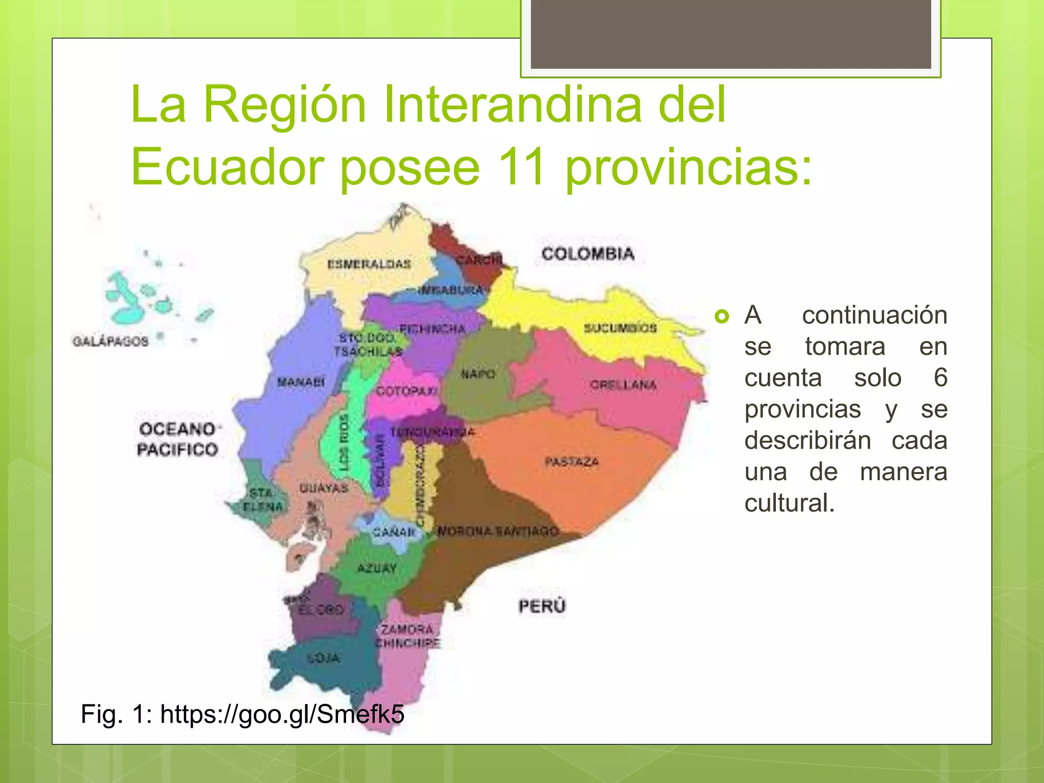 Mapa cultural del ecuador | PPT