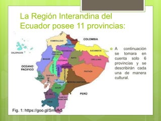 Mapa cultural del ecuador | PPTX