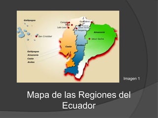 Mapa cultural del ecuador | PPTX