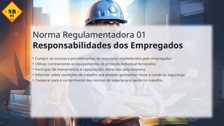 Mapa das normas regulamentadoras, onde é explicado o que cada norma ...