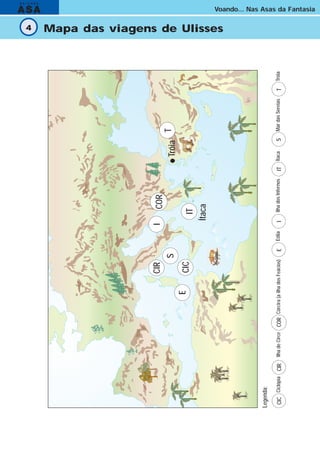 Mapa das viagens de ulisses | PDF
