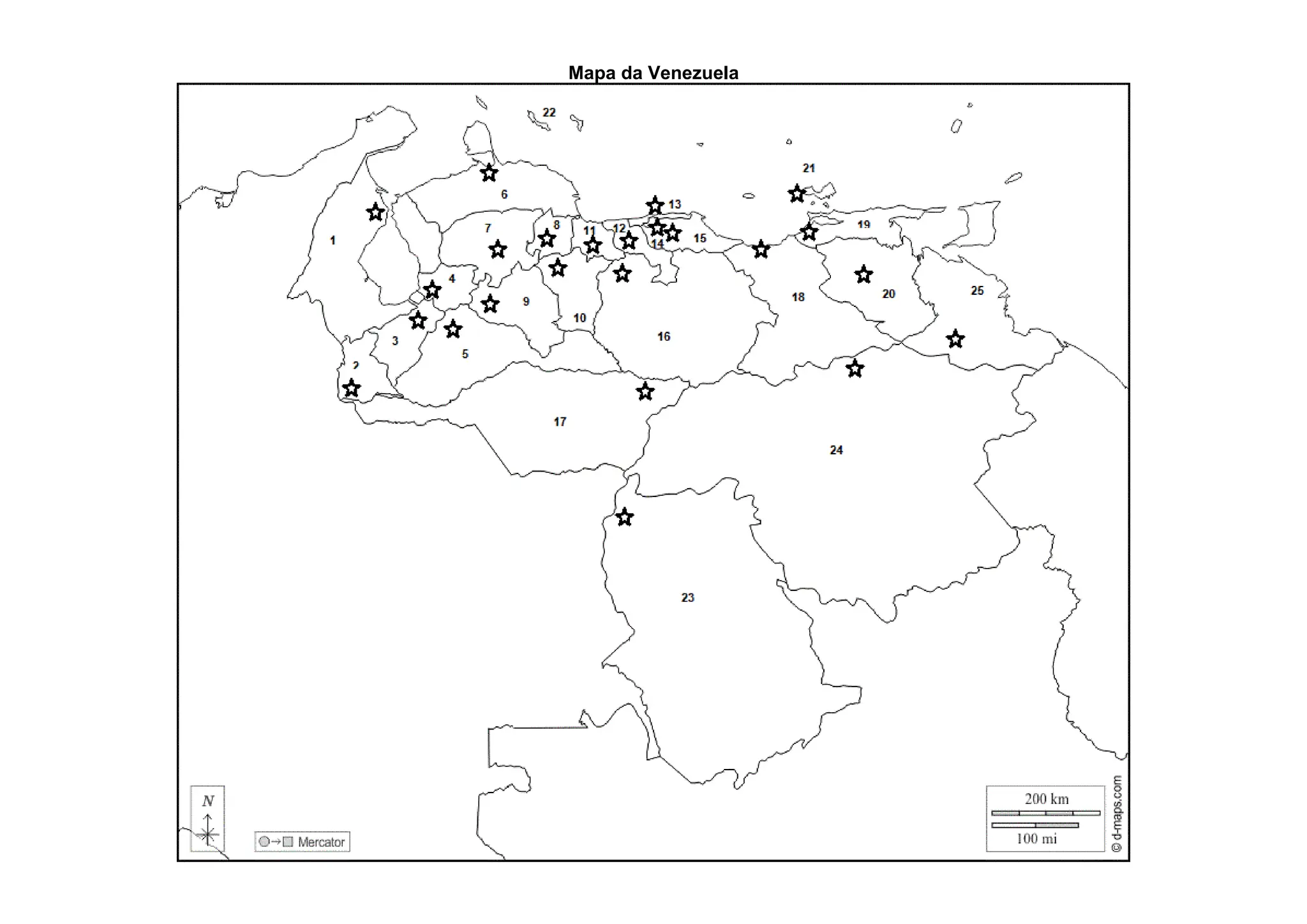 Mapa da Venezuela - Mapa de Todos os Países do Mundo.docx