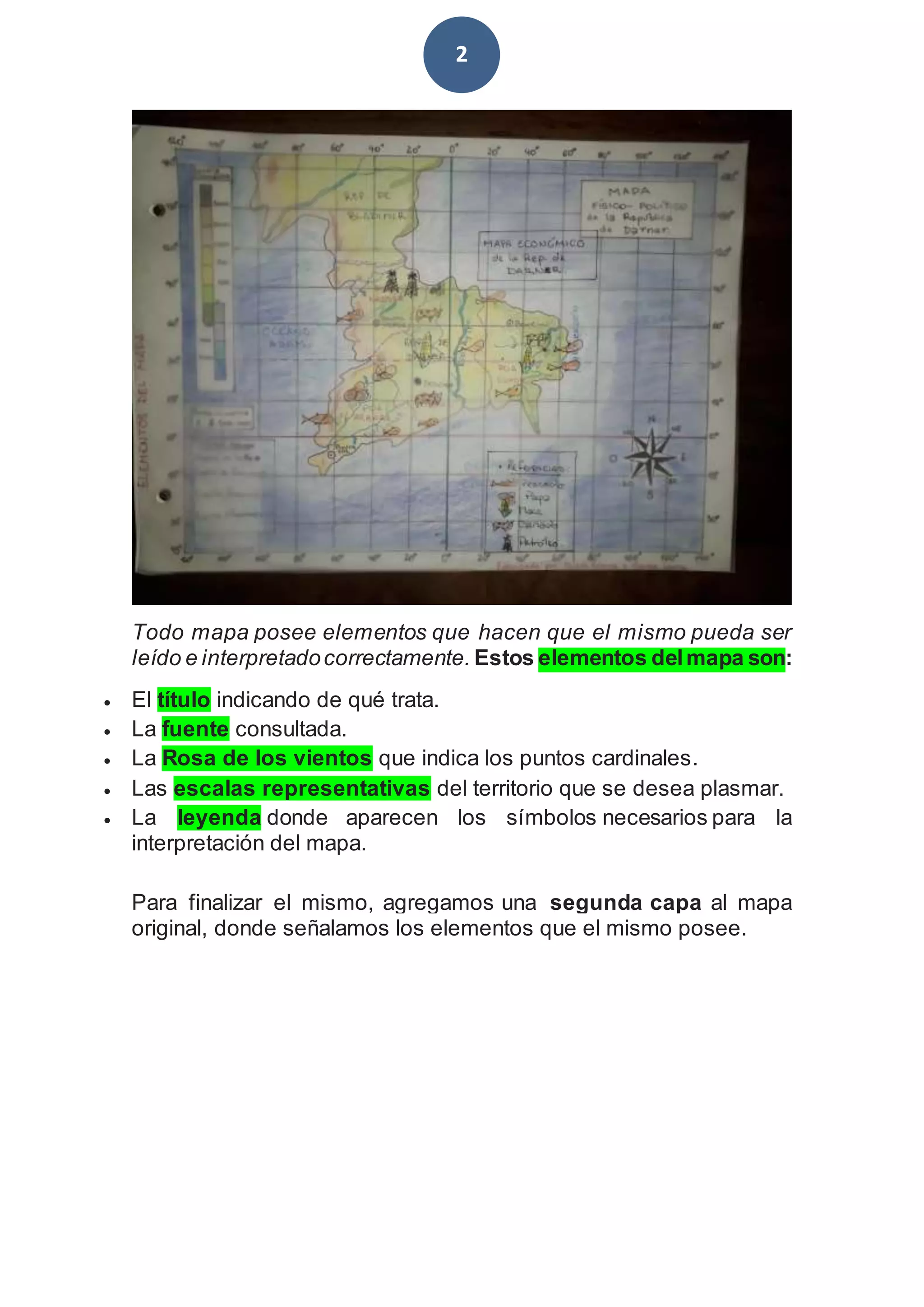 TIPOS DE MAPAS Y SUS ELEMENTOS | DOCX | South America Travel | Travel ...