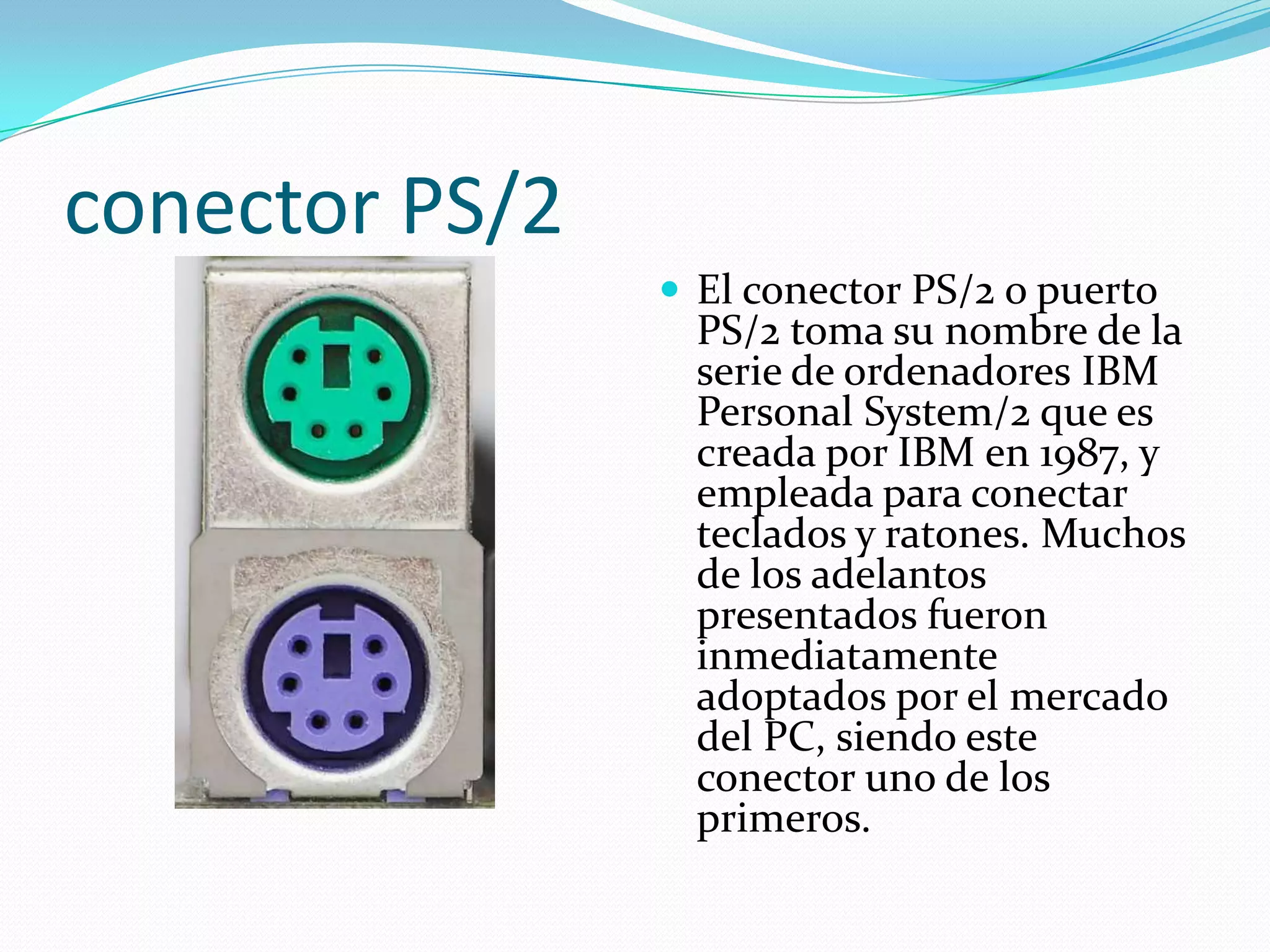 Mapa de conectores | PPTX | Computer Peripherals | Computing