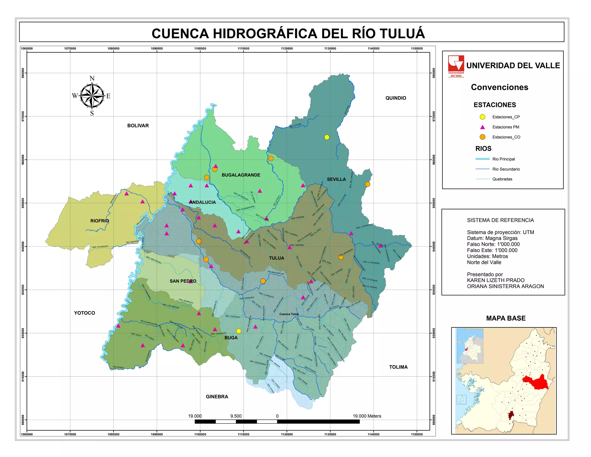 Mapa de cuenca hidrográfica de tuluá | PDF